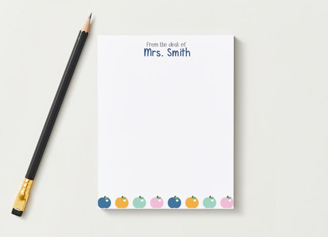 Classroom Teacher Notes Personalized Gifts for Teachers Stationery ...