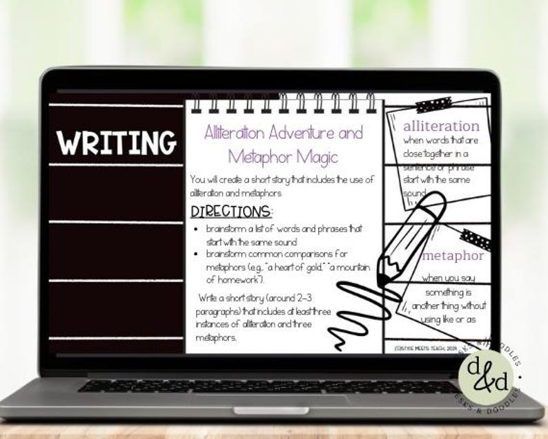 EDITABLE Black & White Classroom Slides | Morning Meeting Slides ...