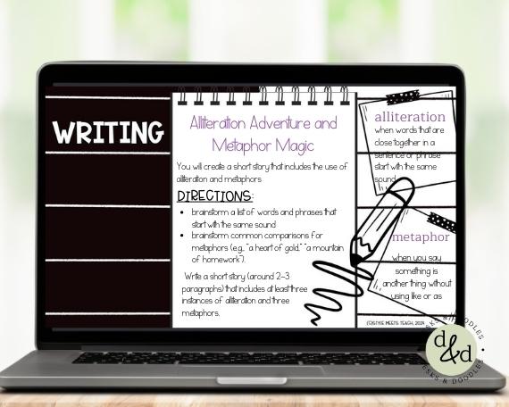 EDITABLE Black & White Classroom Slides | Morning Meeting Slides ...