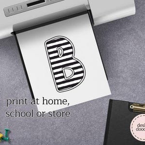 Black & White Bulletin Board Letters| A-Z Bulletin Board Decor| Teacher ...