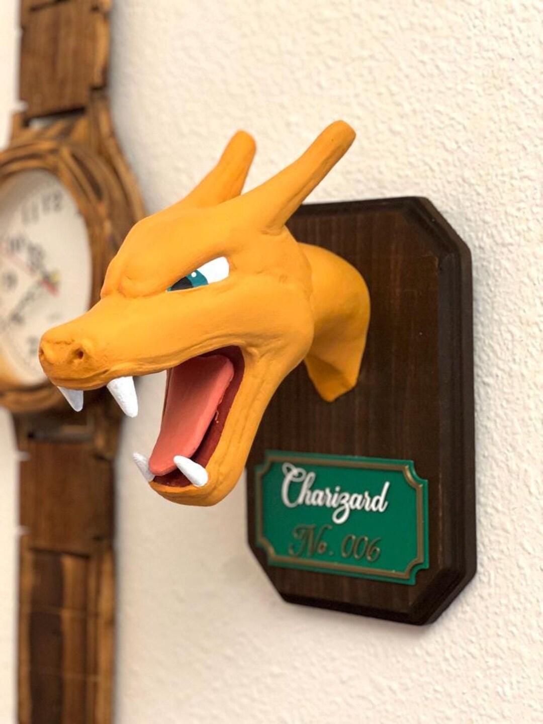 Charizard Big Game Trophy - Pokemon Hunter Head Mount - Etsy