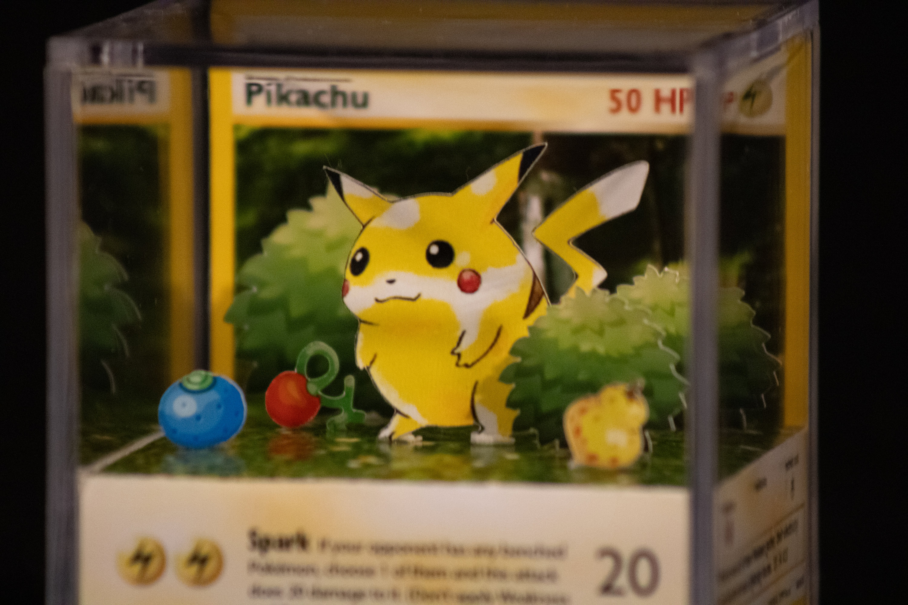 Collectible 3D Pokemon Cube Diorama Jungle Edition Pikachu - Etsy Australia