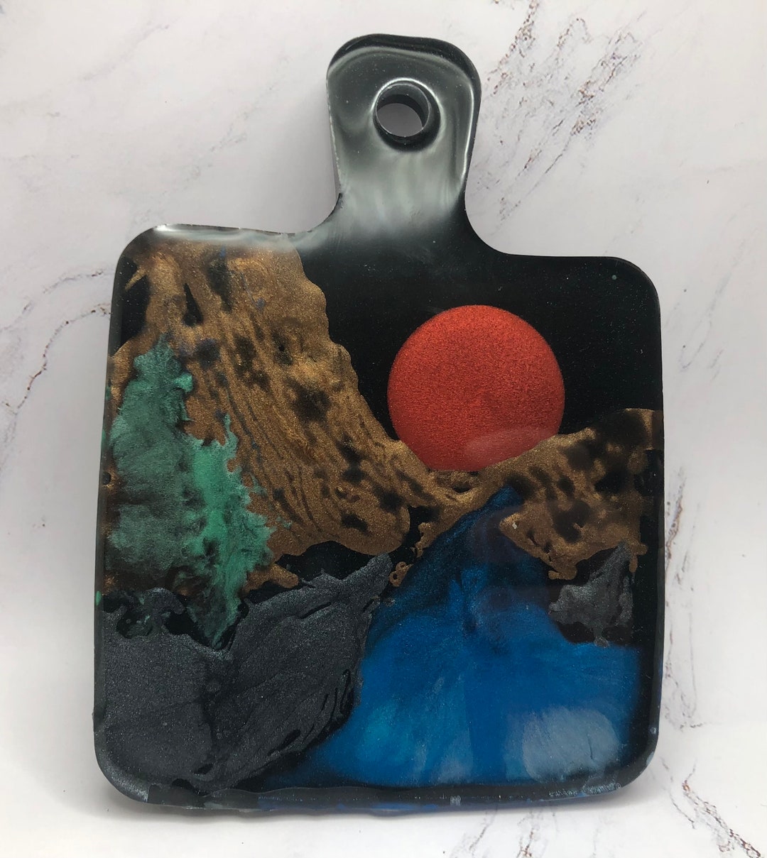 Harvest Moon Square Spoon Rest - Etsy