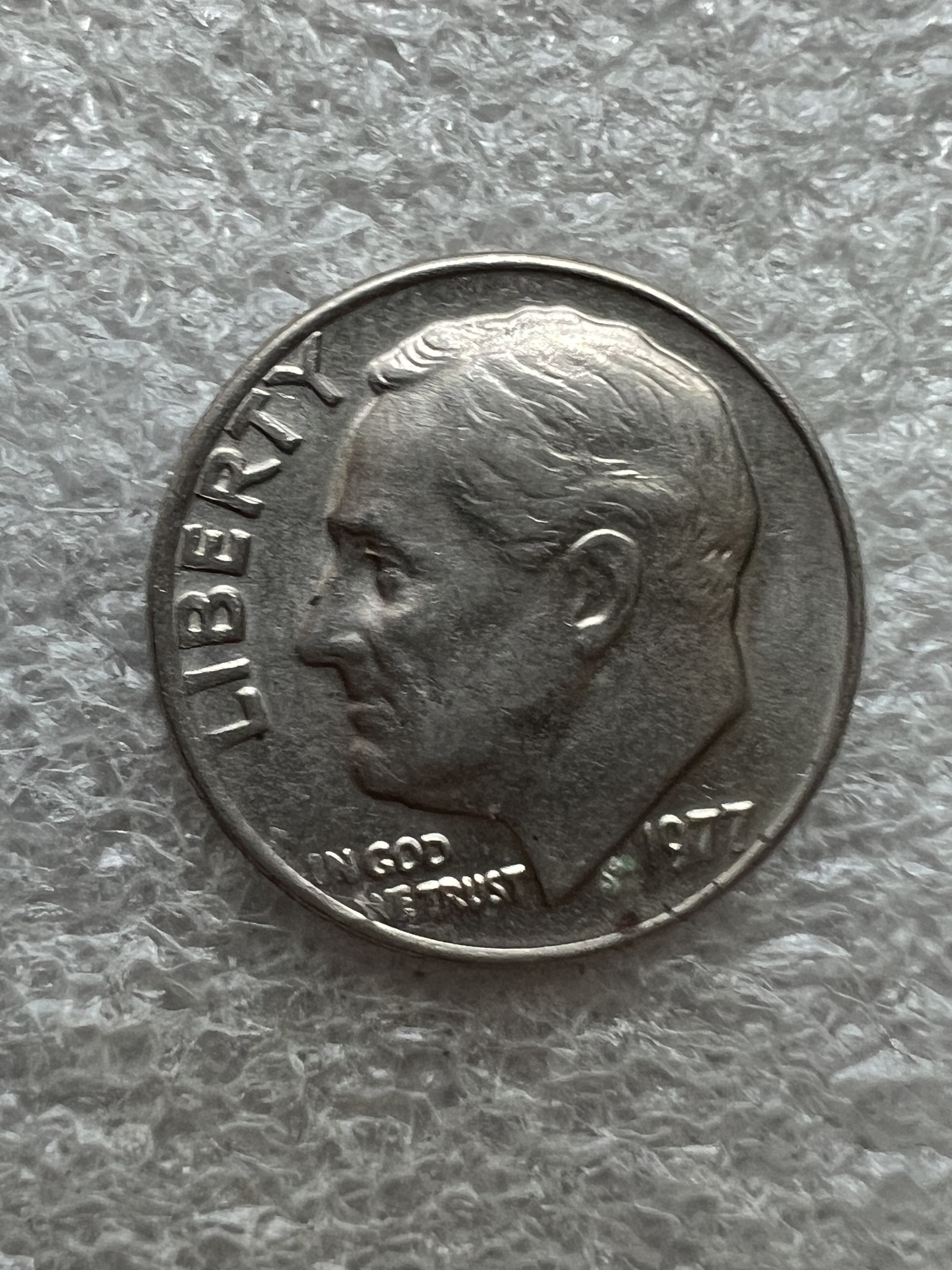 1977 Dime No Mint Mark, Doubled Die Reverse. - Etsy