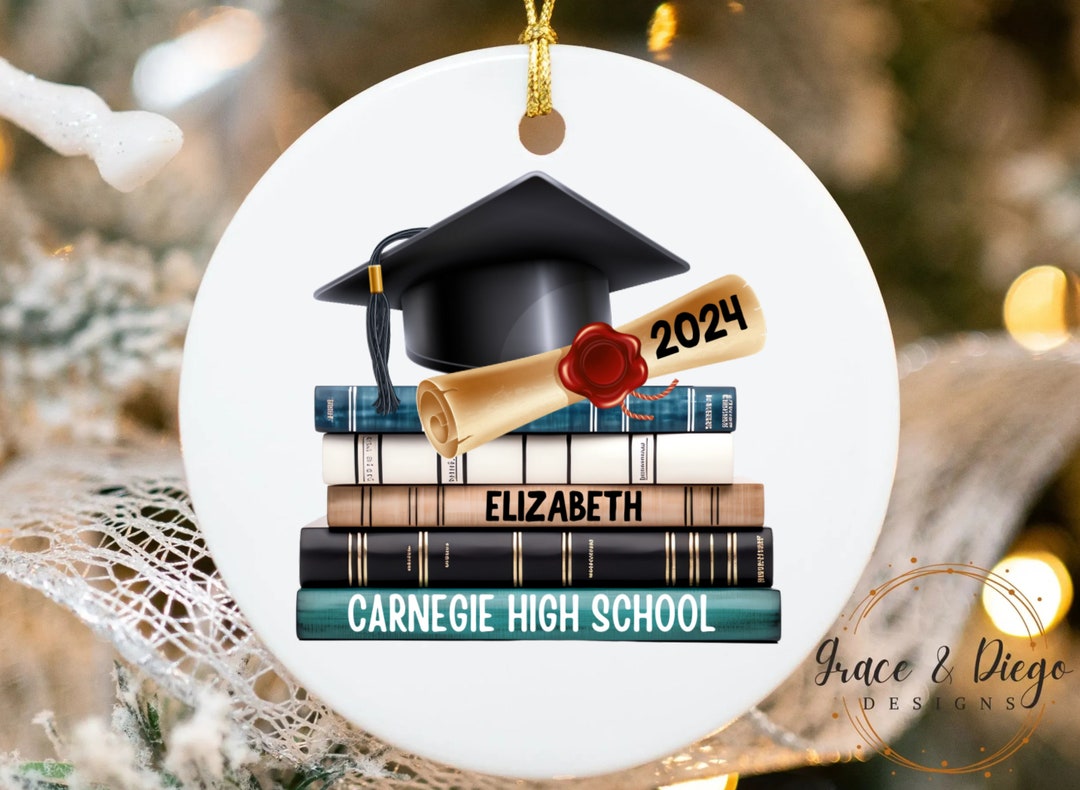 Personalized Graduation Ornament, Graduation Keepsake, Custom Name and ...