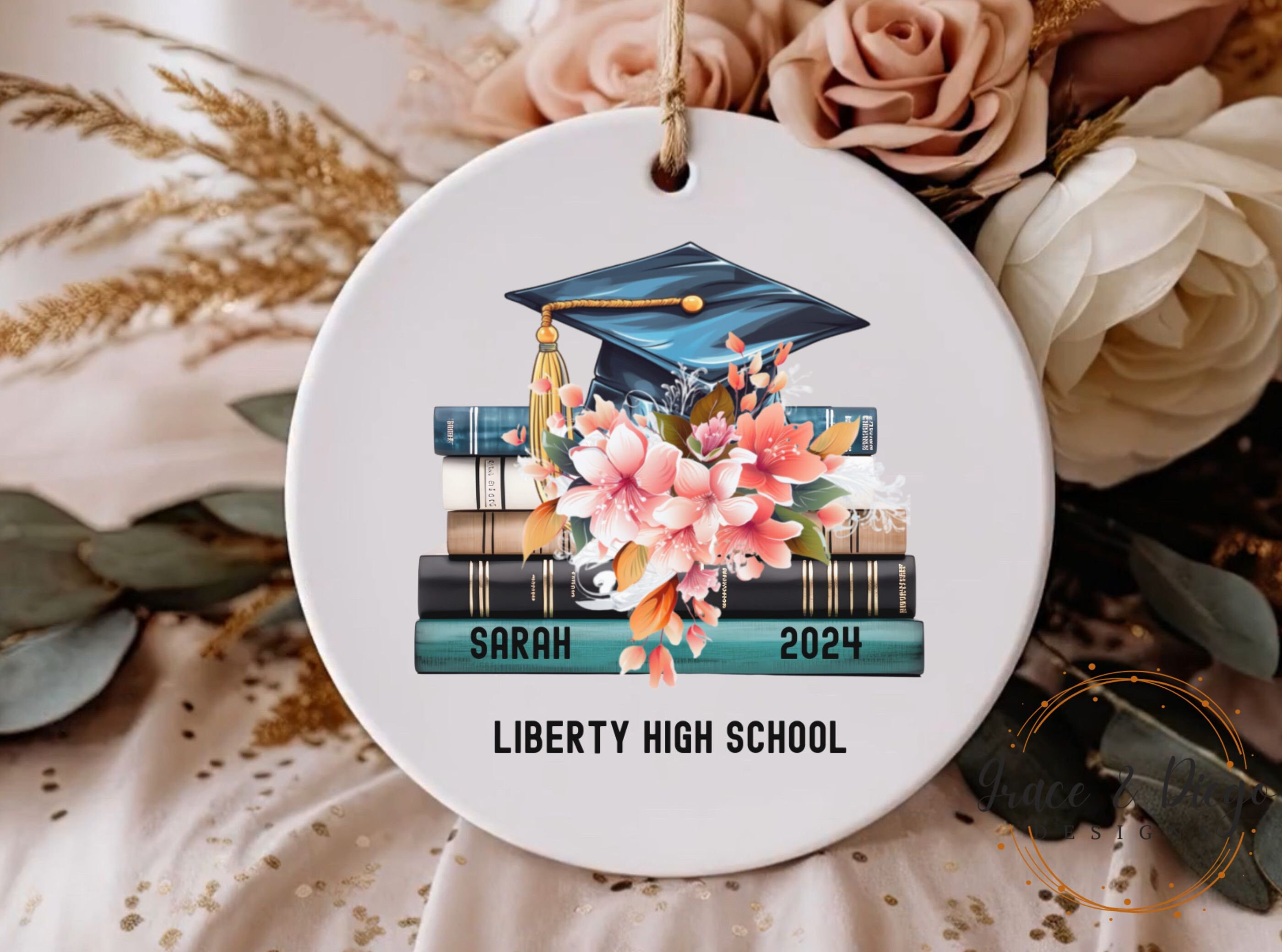 Personalized Graduation Ornament, Custom Graduate Gift, Custom Name and ...