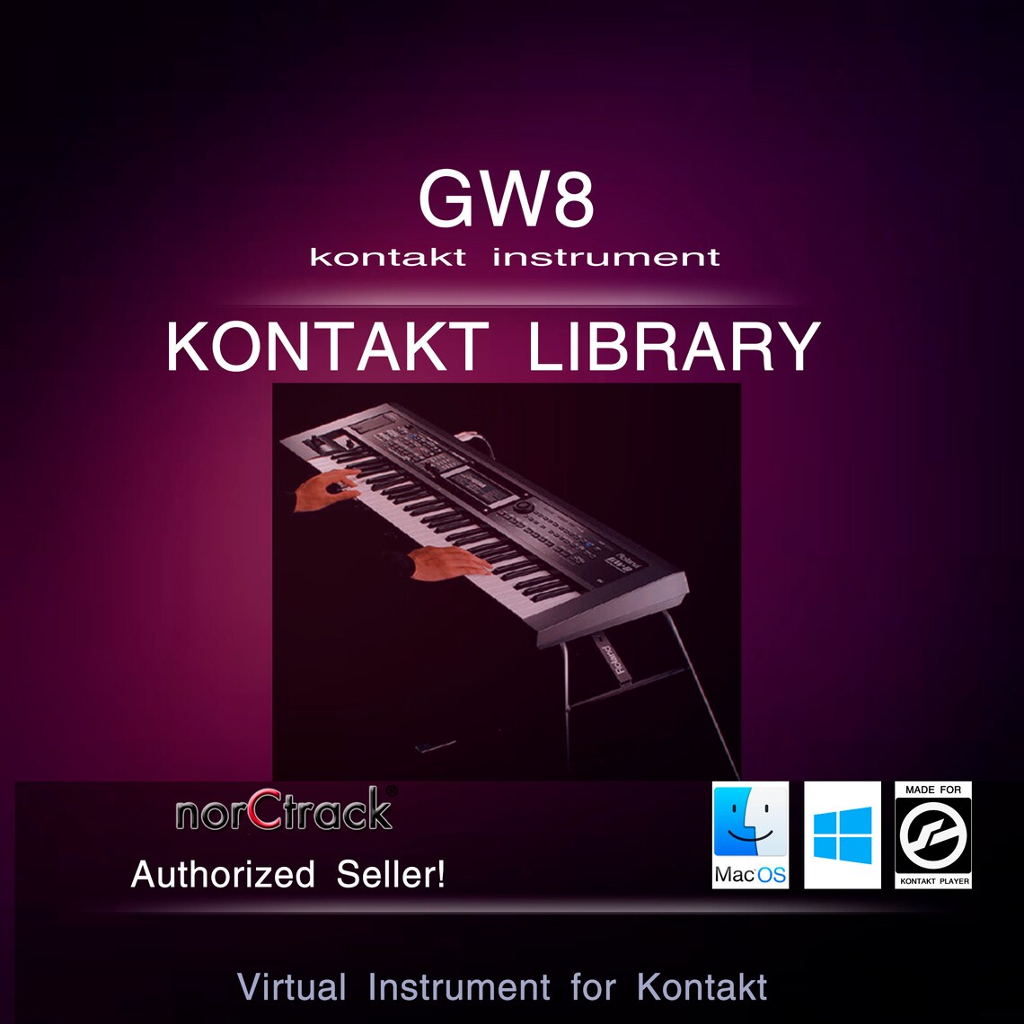 Norctrack GW8 for Kontakt Instrument NKI GW-8 Kontakt Library Vst Samples Virtual Instrument GW ...