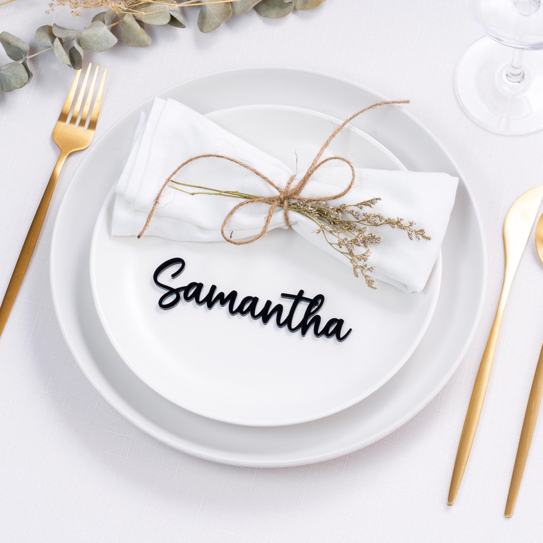 Personalised Place Names | Wedding Guest Table Names | Table ...