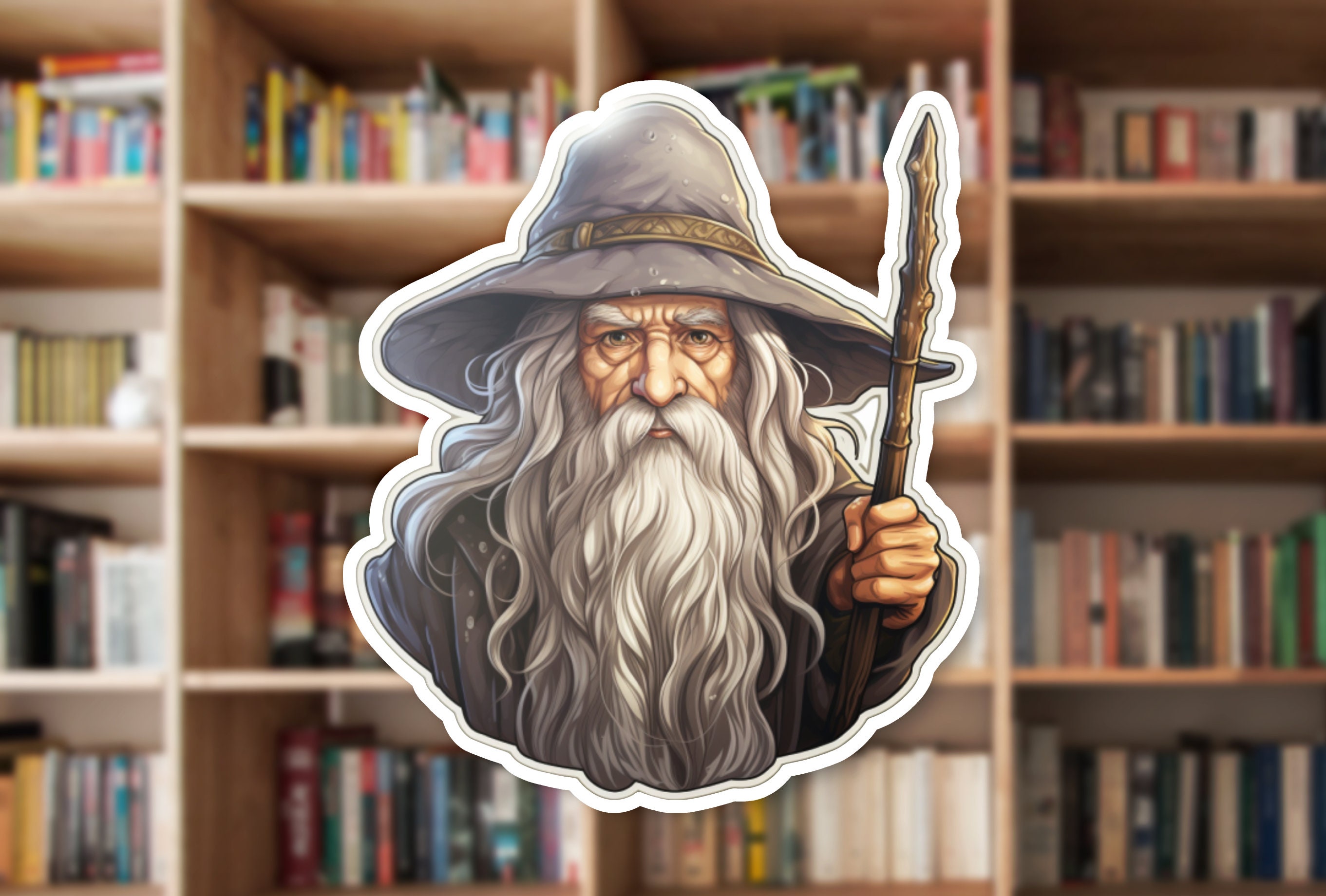 Gandalf Vinyl Sticker Lord of the Rings Decal Laptop - Etsy