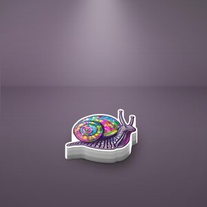 Disco Ball Snail Vinyl Sticker, Fun Sticker, Cute Decal, Trendy Laptop ...