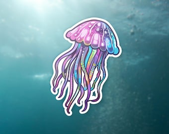 Jellyfish Vinyl Decal Sticker - Etsy