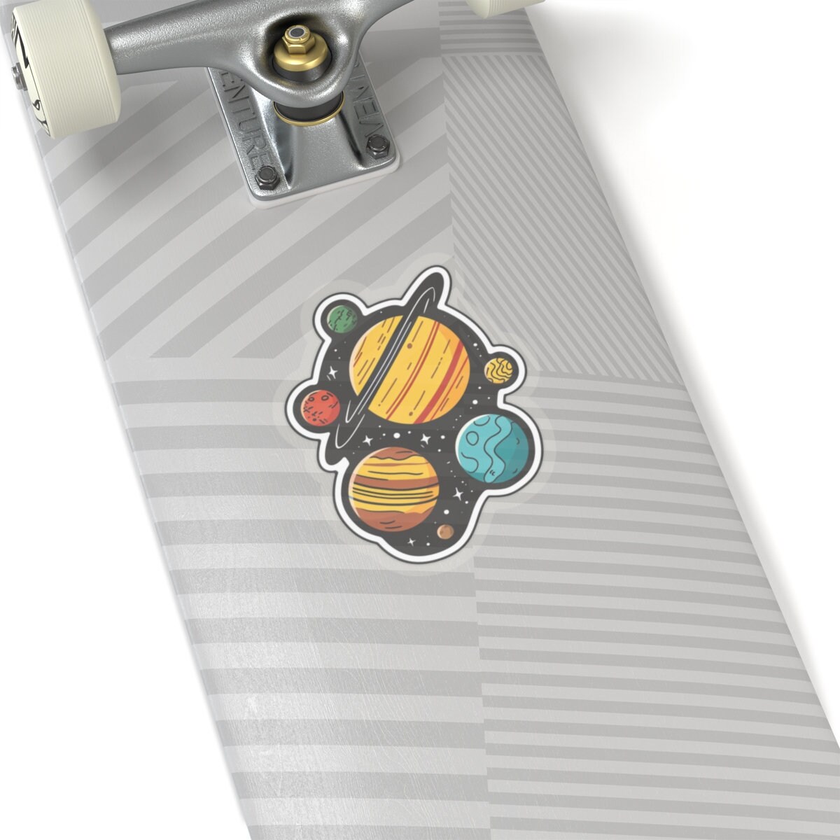 Planet Vinyl Sticker, Space Laptop Decal, Cosmic Car Sticker, Universe ...