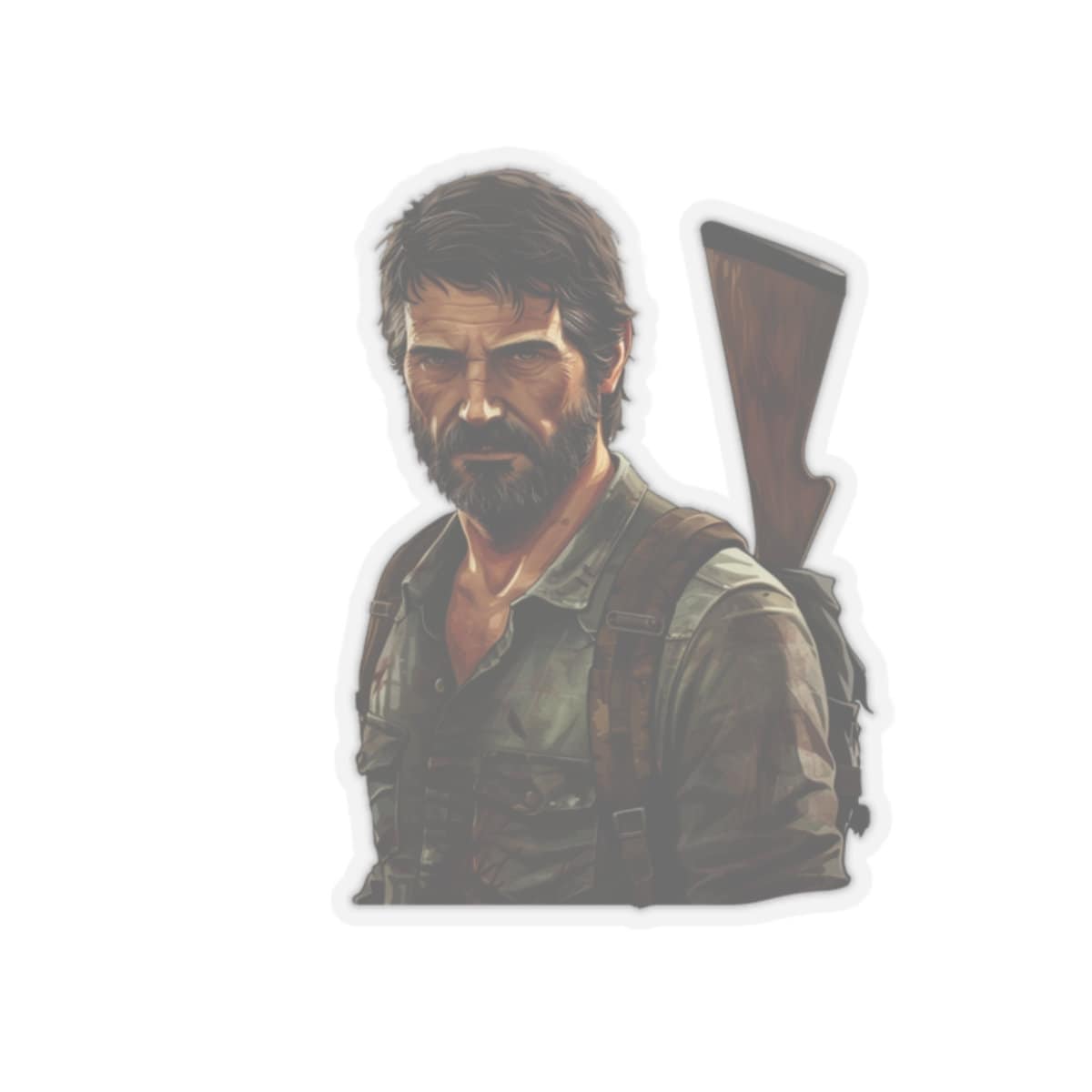 Joel Last of Us Vinyl Sticker, Video Game Sticker, Gaming Decal, Laptop ...