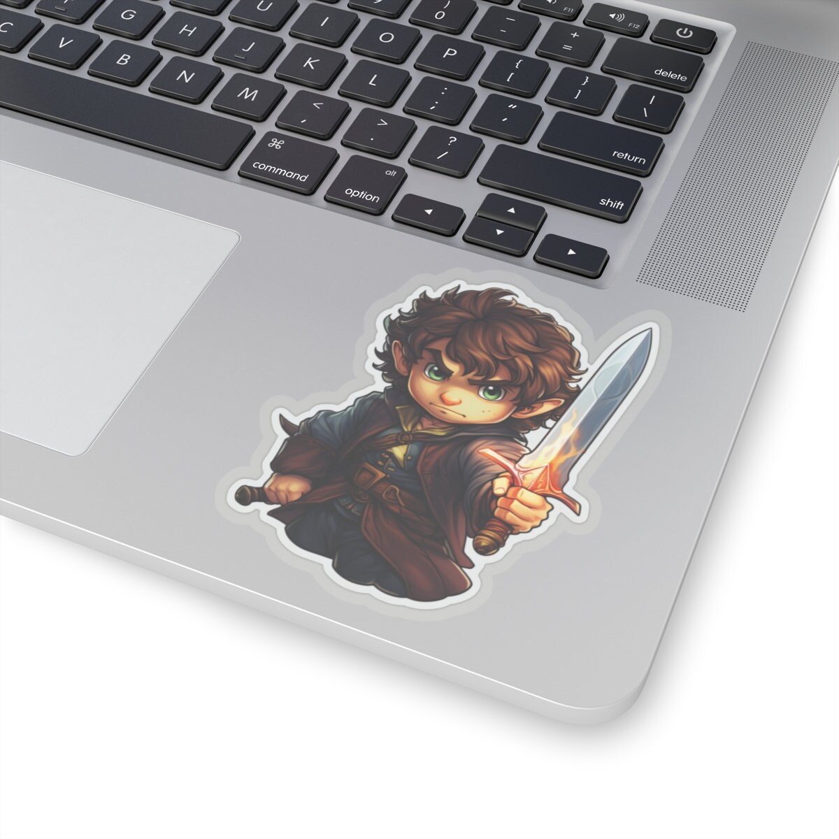 Bilbo Baggins Sticker, Lord of the Rings Decal, Vinyl Laptop Sticker ...