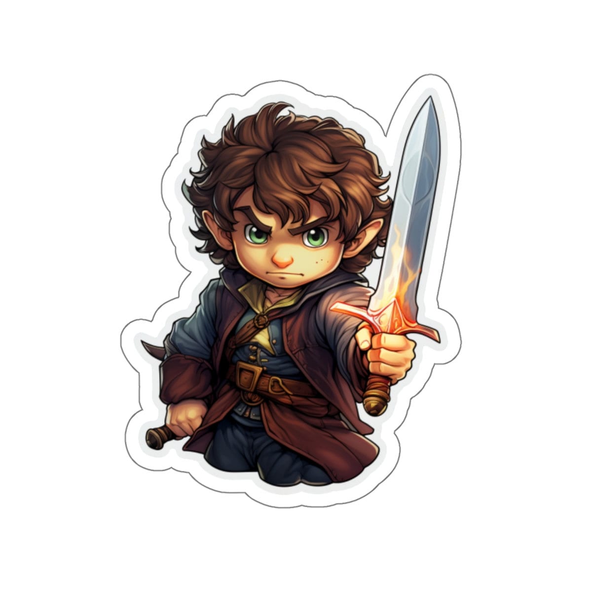 Bilbo Baggins Sticker, Lord of the Rings Decal, Vinyl Laptop Sticker ...
