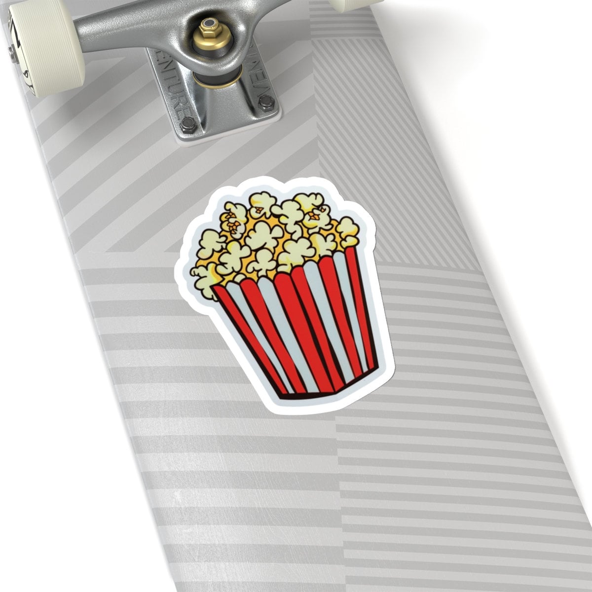 Popcorn Box Vinyl Decal, Theater Snack Sticker, Movie Room Wall Decor ...