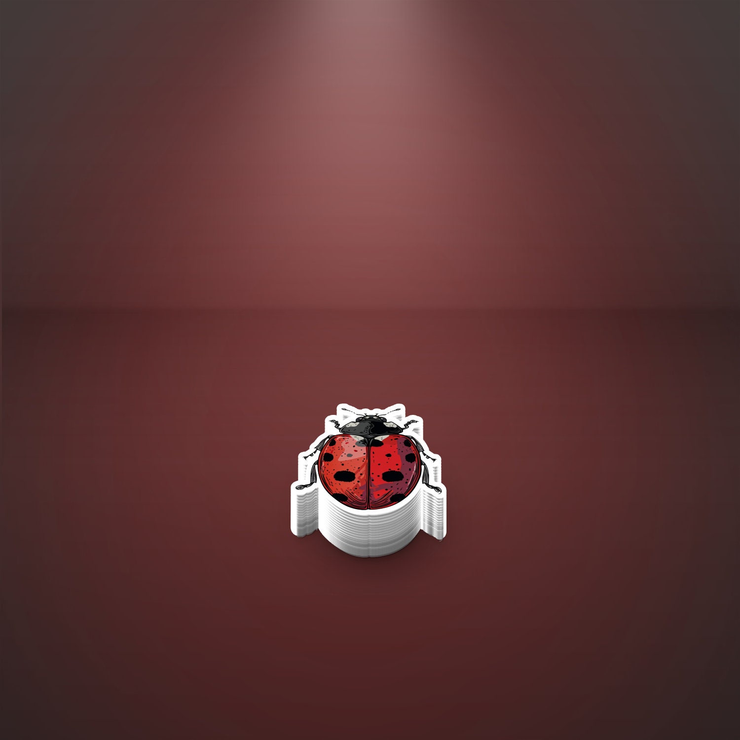 Ladybug Vinyl Sticker, Red Ladybug Decal, Insect Lover Gift, Bug Laptop ...