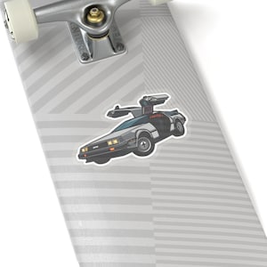 Delorean Vinyl Sticker, Back to the Future Decal, Movie Car Sticker ...
