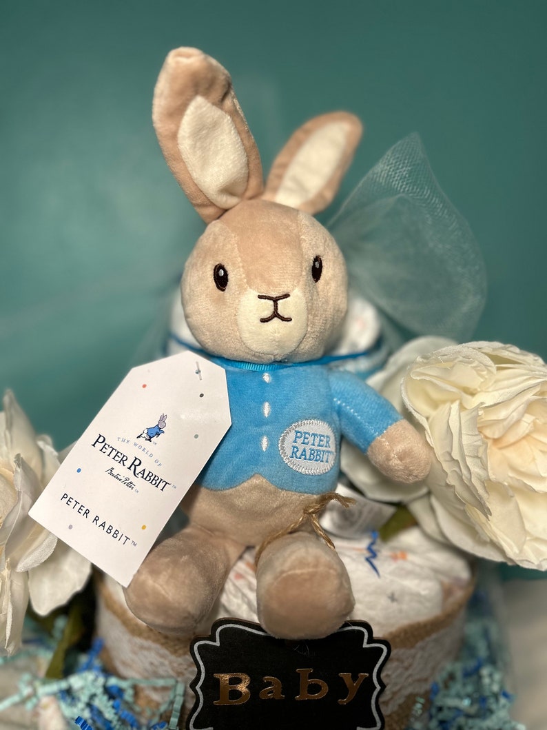 Peter Rabbit Diaper Cake , Baby Shower Centerpiece - Etsy