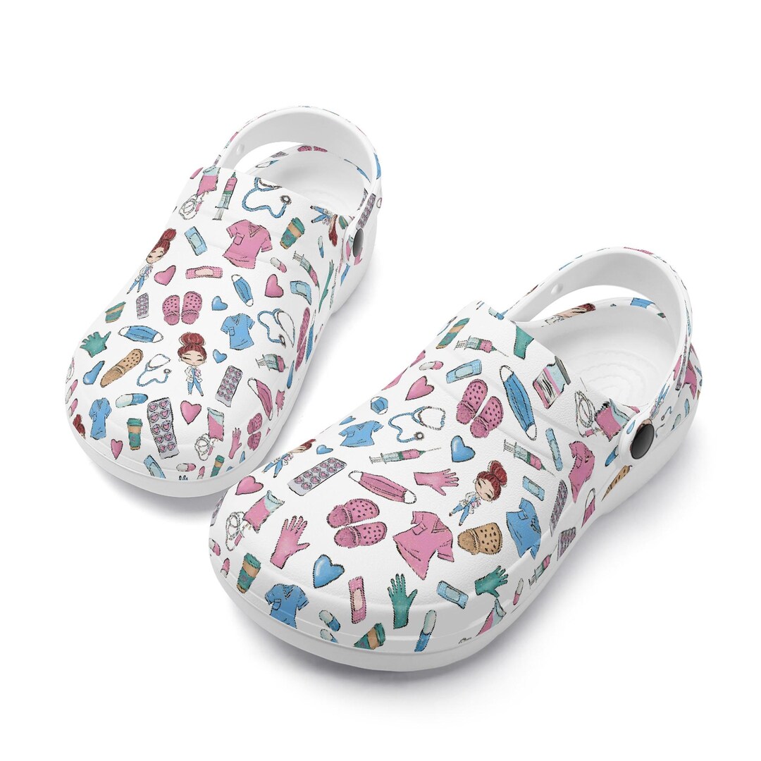 Nurse Shoes CNA Lightweight Clogs Medical Assistant Healthcare Workers ...