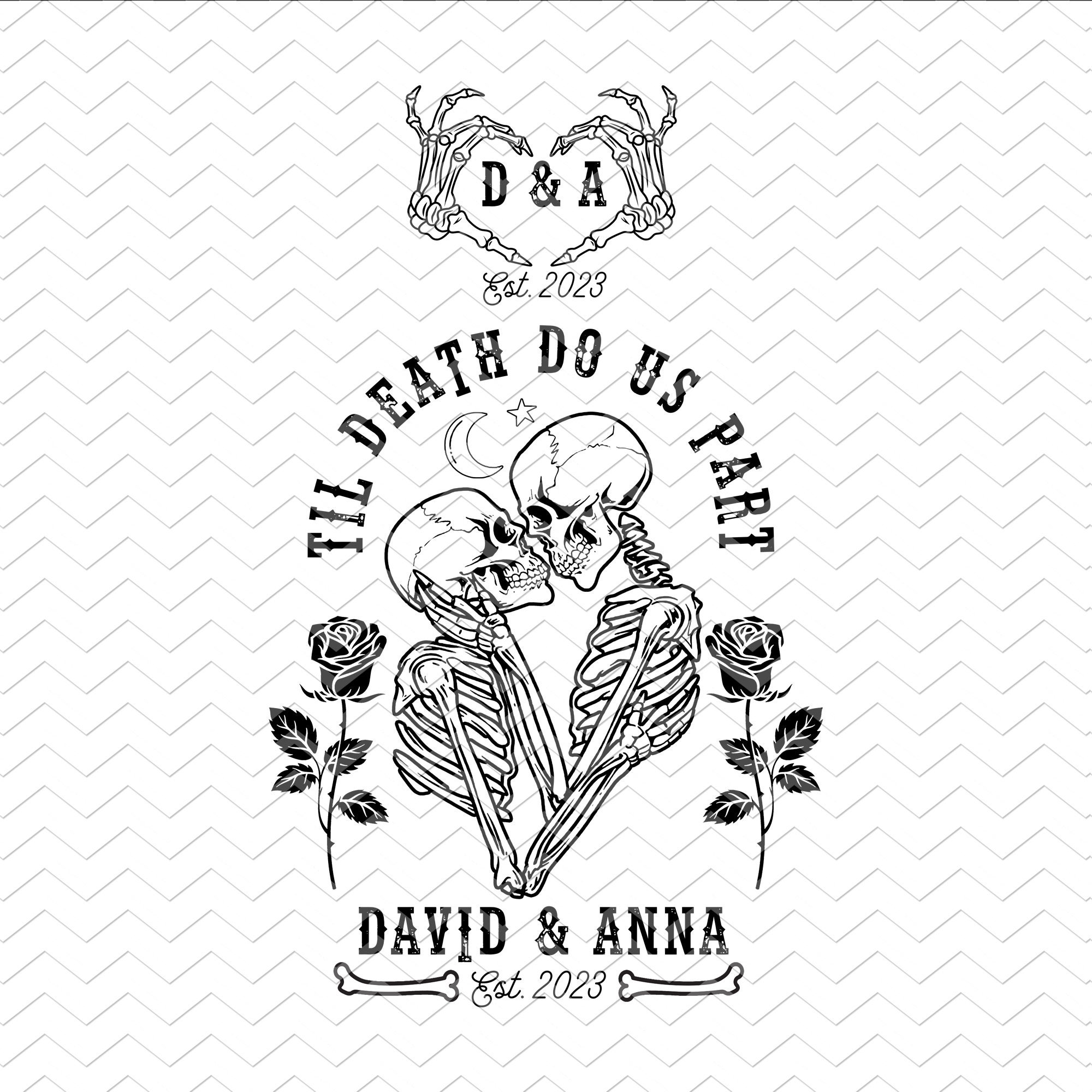 Til Death Do Us Part Couple Png The Lovers Tarot Png Gothic Etsy Canada
