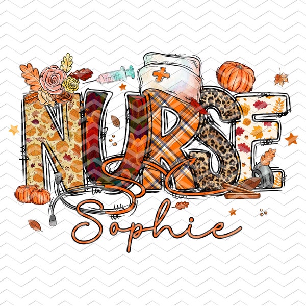 Nurse Fall Svg - Etsy