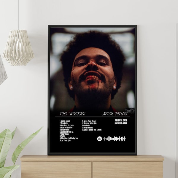 The Weeknd Album Cover Poster - Etsy