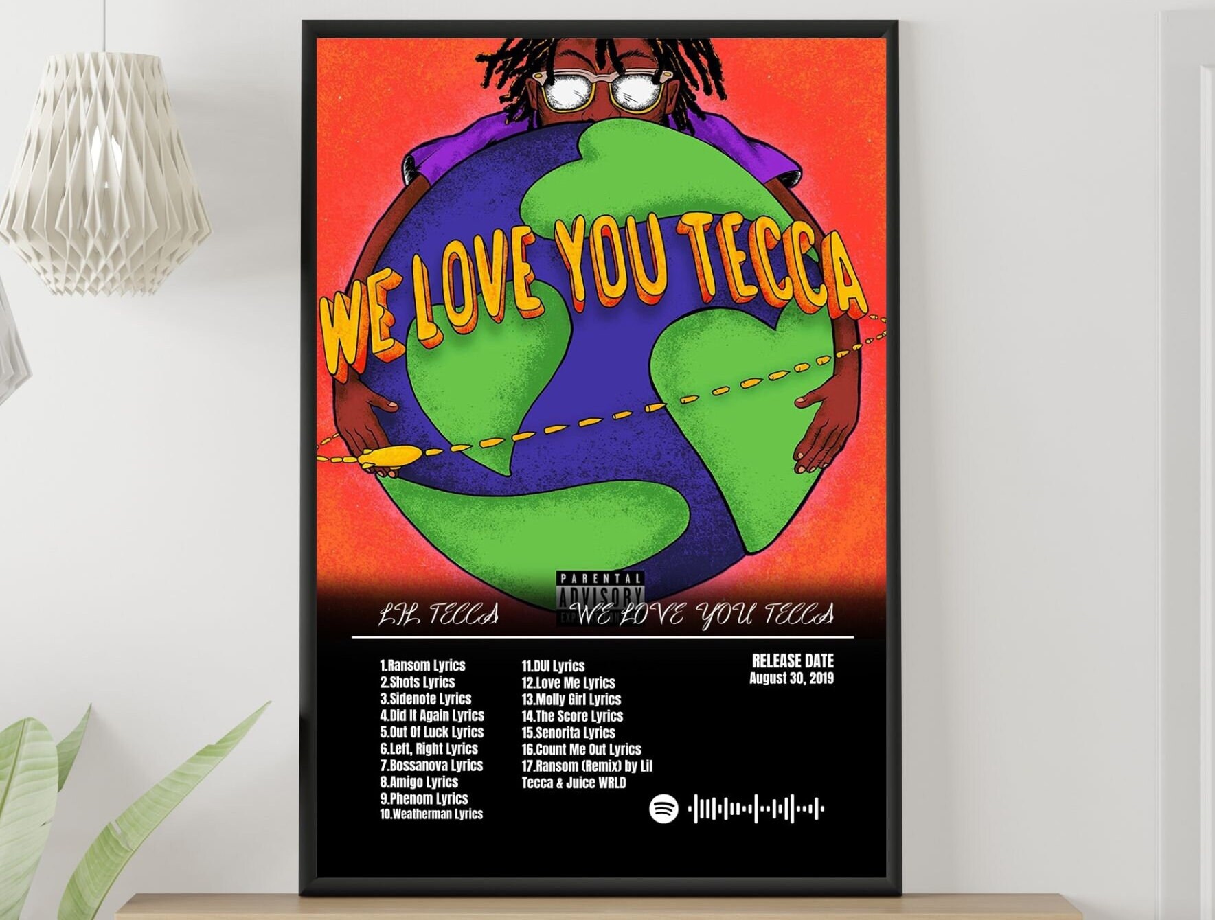 Lil Tecca Poster / We Love You Tecca Poster We Love You Tecca - Etsy