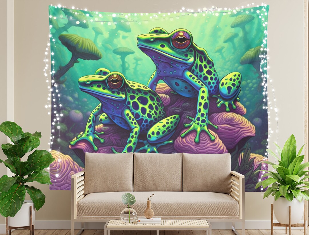 Wall Art Colorful Tapestry Psychedelic Gift for Hippie Home Art Trippy ...