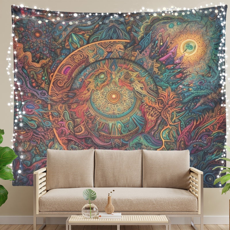 Mandala Tapestry - Etsy