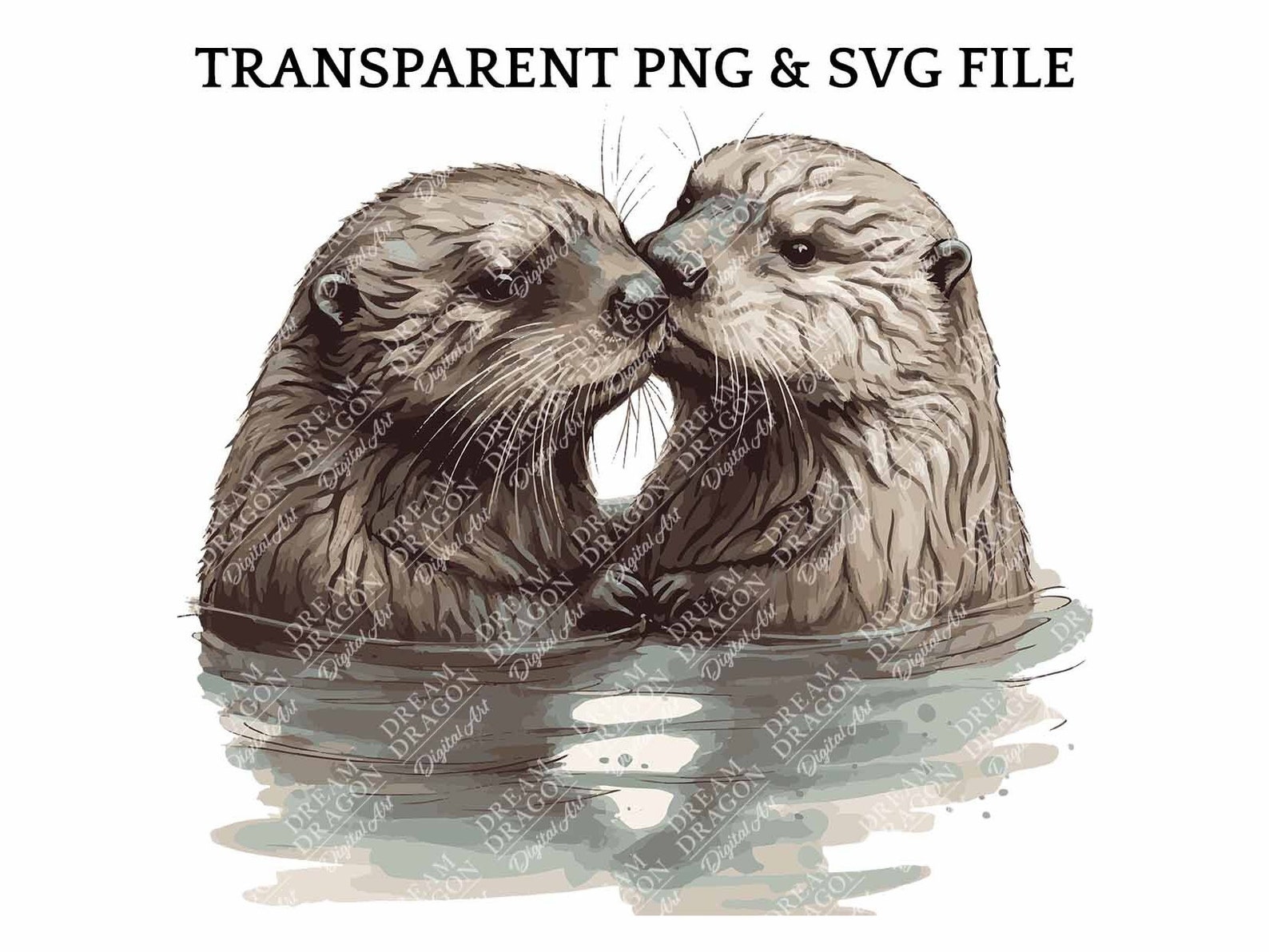 Otter SVG File, SVG File, PNG File, Valentines Day, Anniversary ...