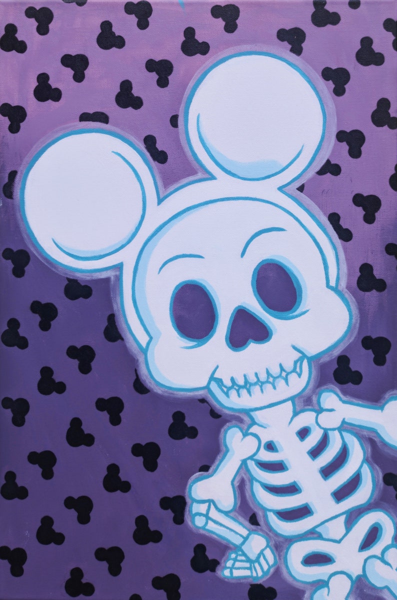 X-ray Mickey Art - Etsy
