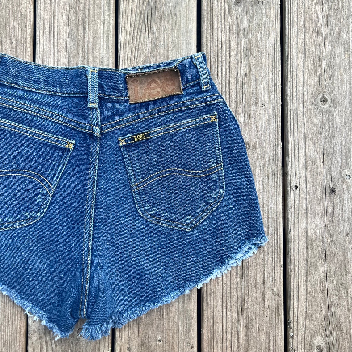 Vintage 70s Lee Denim Jean Daisy Dukes - Etsy