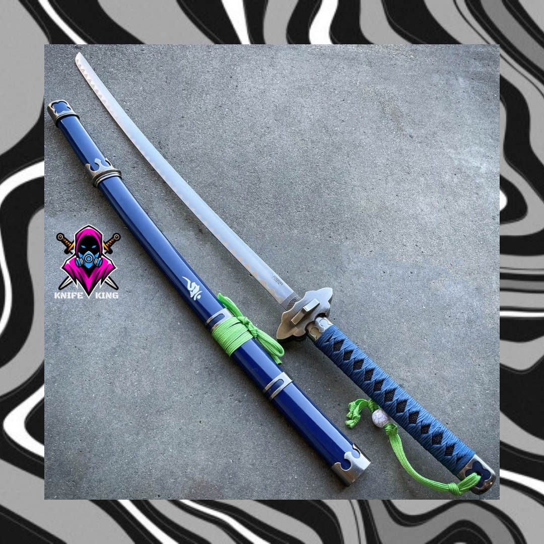 EXORCIST BLUE ANIME Katana Sword Replica 40 Carbon - Etsy