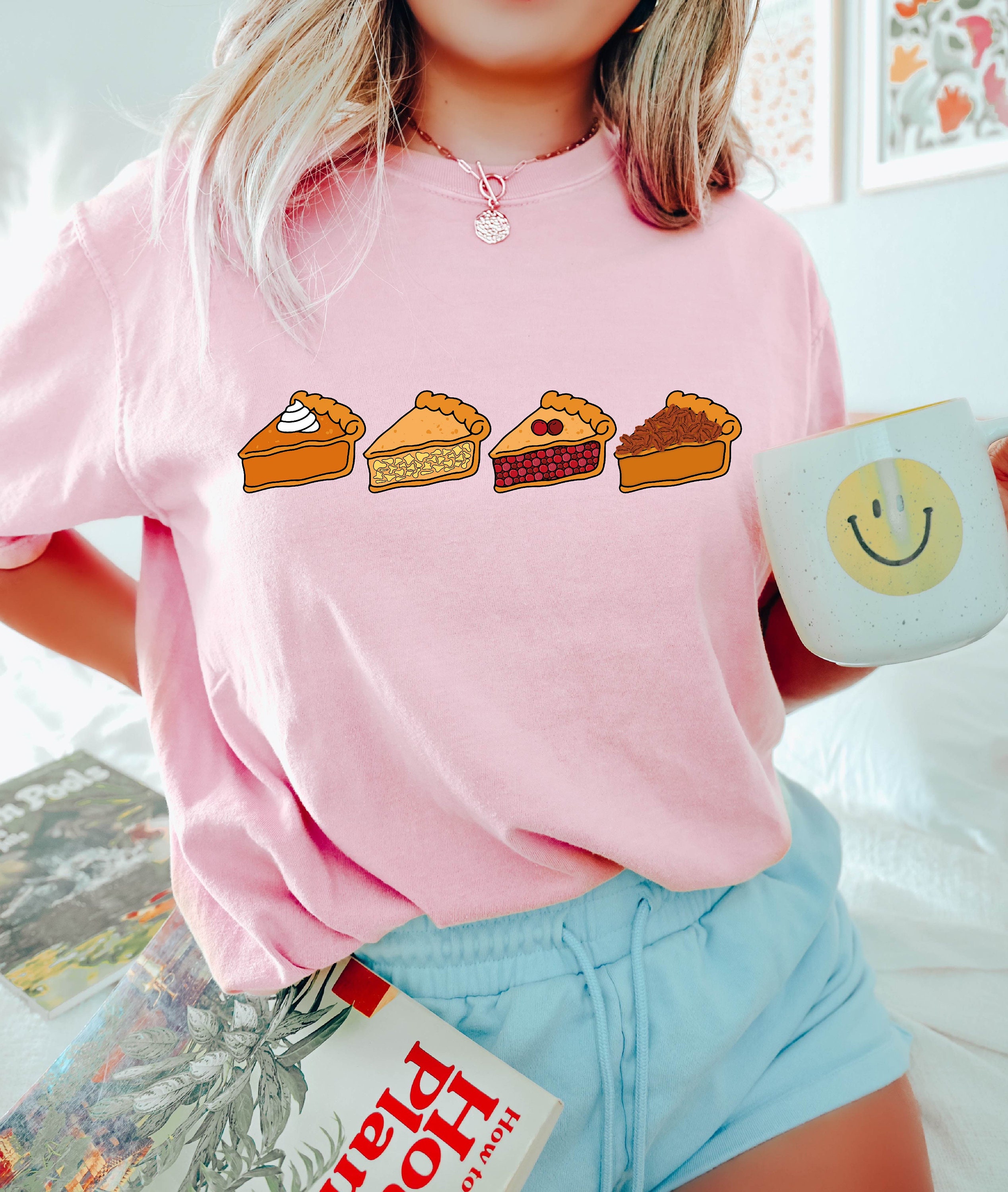 Comfort Colors® Thanksgiving Pie Shirt, Pumpkin Pies Shirt ...
