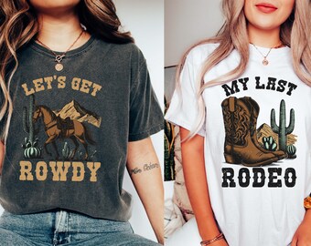 My Last Rodeo Shirt, Western Bachelorette Party Favors, Wedding Gifts ...