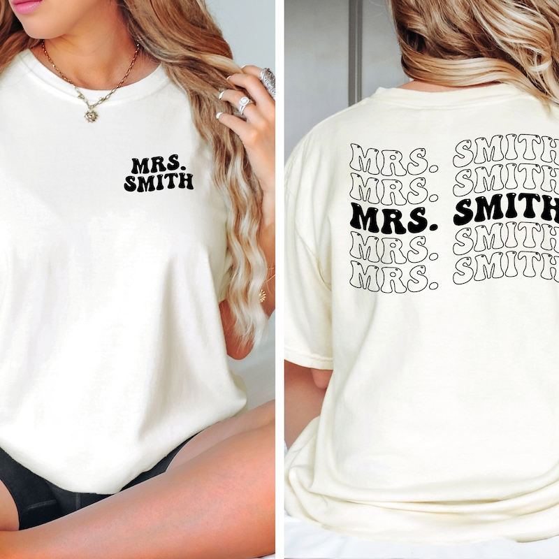 Mrs Shirt - Etsy