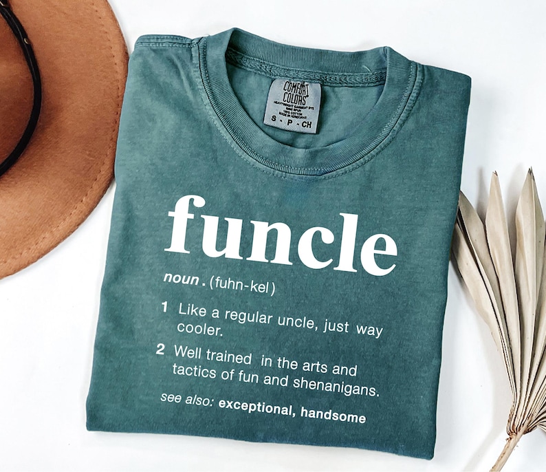Comfort Colors® Funcle Shirt, Uncle Shirt, Cool Uncle Shirt, Gift for ...