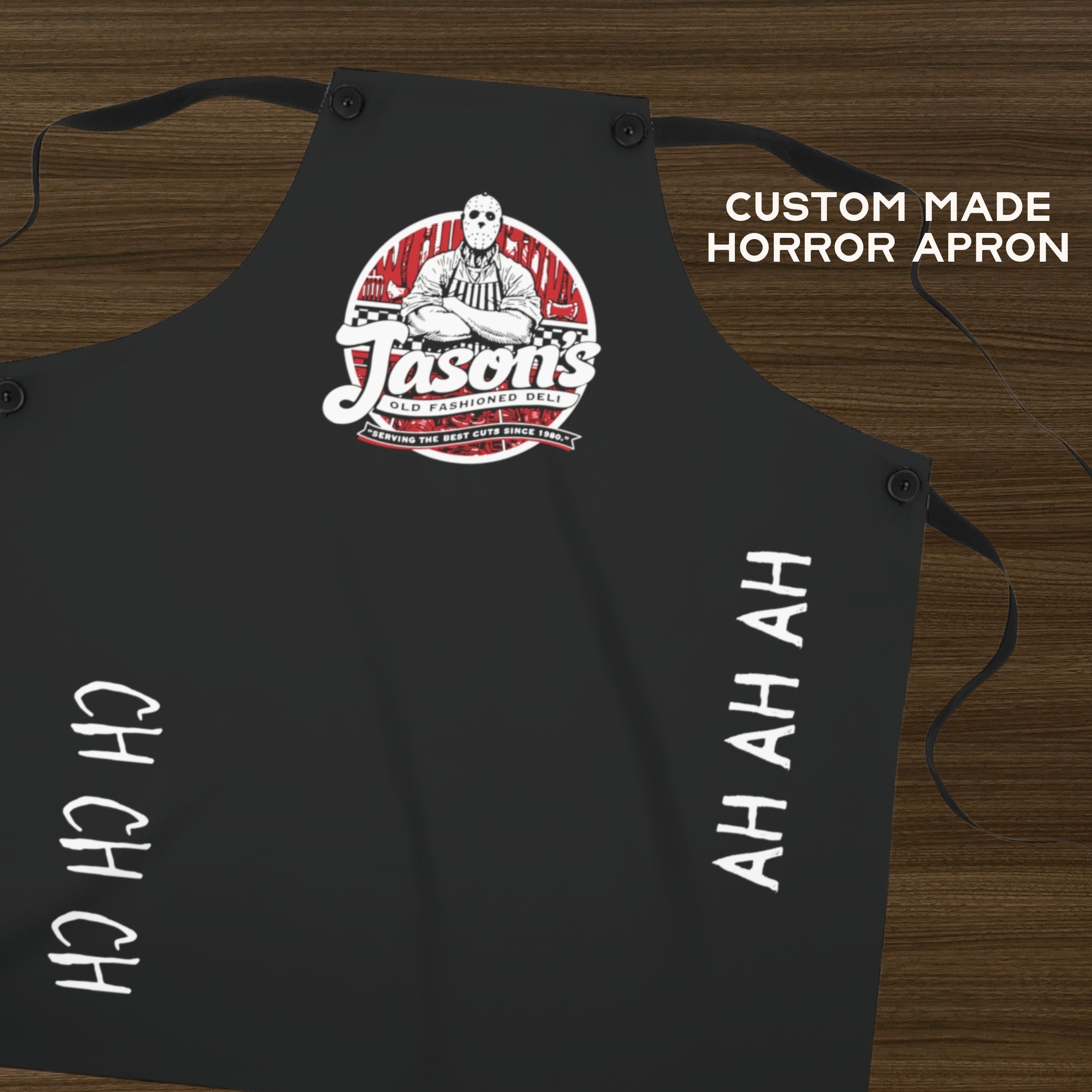 Horror Apron, Jason Voorhees Inspired Apron, Horror Movie Apron ...