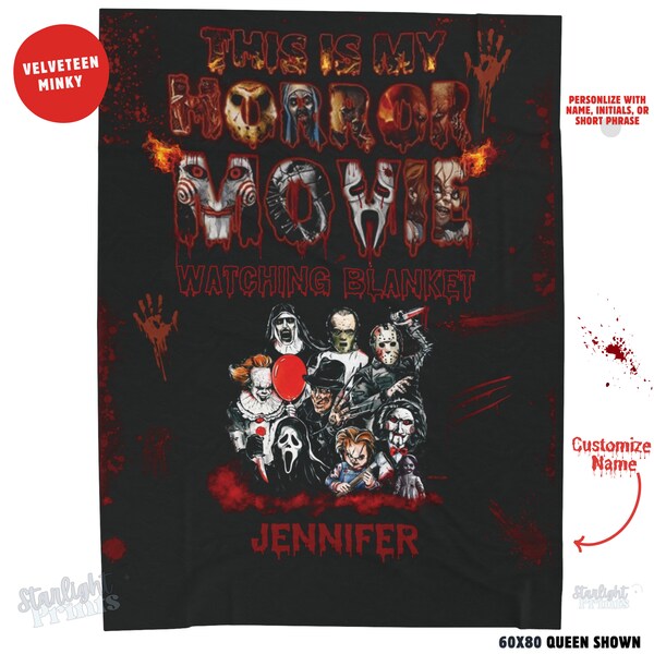 Horror Blanket - Etsy