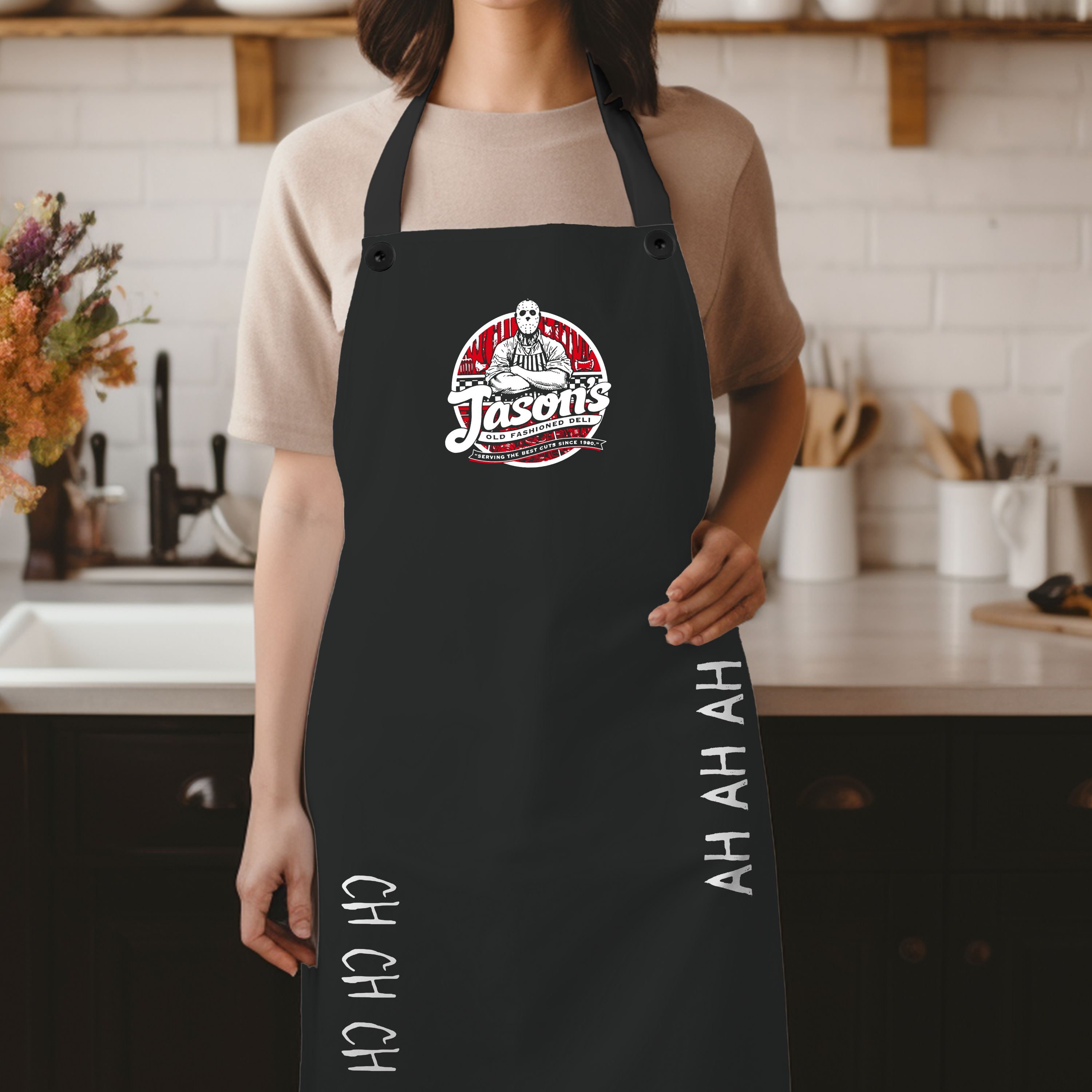 Horror Apron, Jason Voorhees Inspired Apron, Horror Movie Apron ...