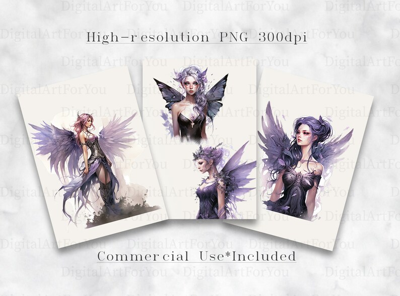 Dark Fairies 25pc PNG & SVG Bundle Dark Fairy PNG Dark - Etsy