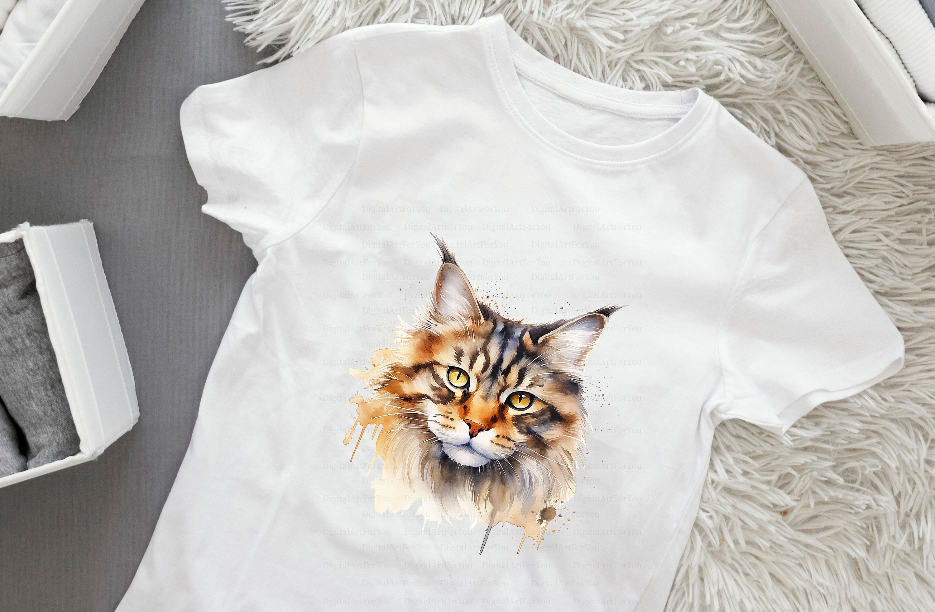 Classic Cats 25pc PNG & SVG | Cat PNG | Cat Watercolor Clipart ...