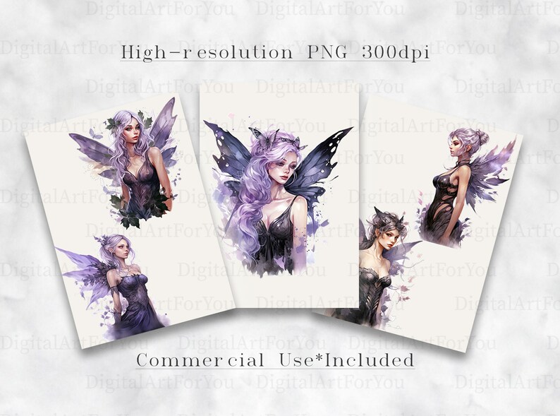 Dark Fairies 25pc PNG & SVG Bundle Dark Fairy PNG Dark - Etsy