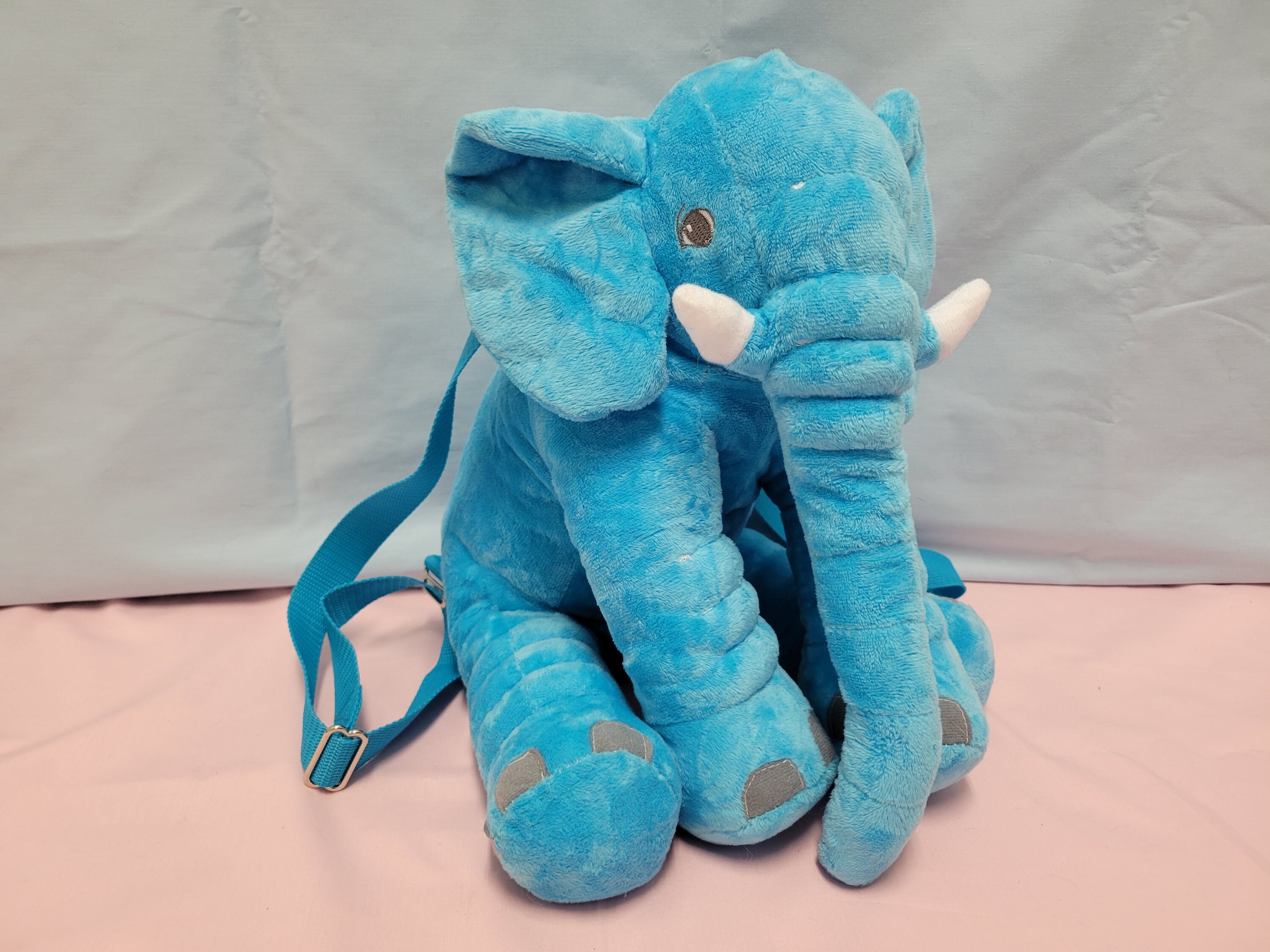 Blue Elephant Plush Pack Backpack - Etsy