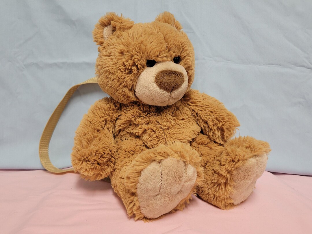 Copper Brown Teddy Bear Plush Pack Backpack - Etsy