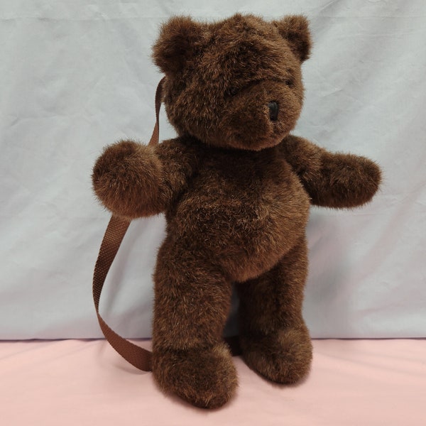 Teddy Bear Plush Backpack - Etsy