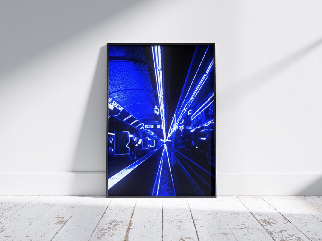 Retro Metro Poster Retro Subway Wall Art Underground Print Subway ...