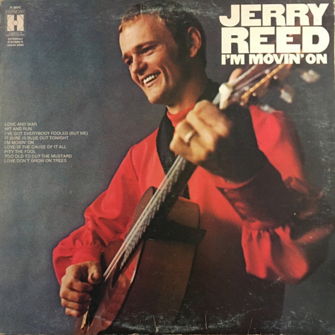Jerry Reed I'm Movin on Vgplus Vintage Vinyl LP Record Album Stereo - Etsy