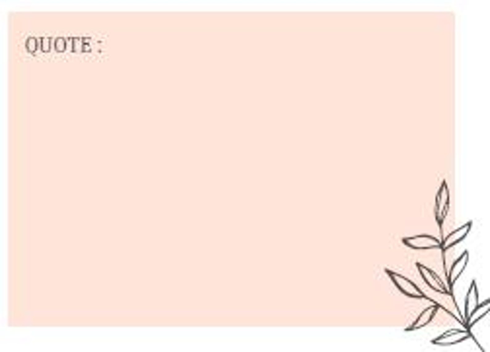 Weekly Planner Printable: Notes & Quote Section (digital Download) - Etsy